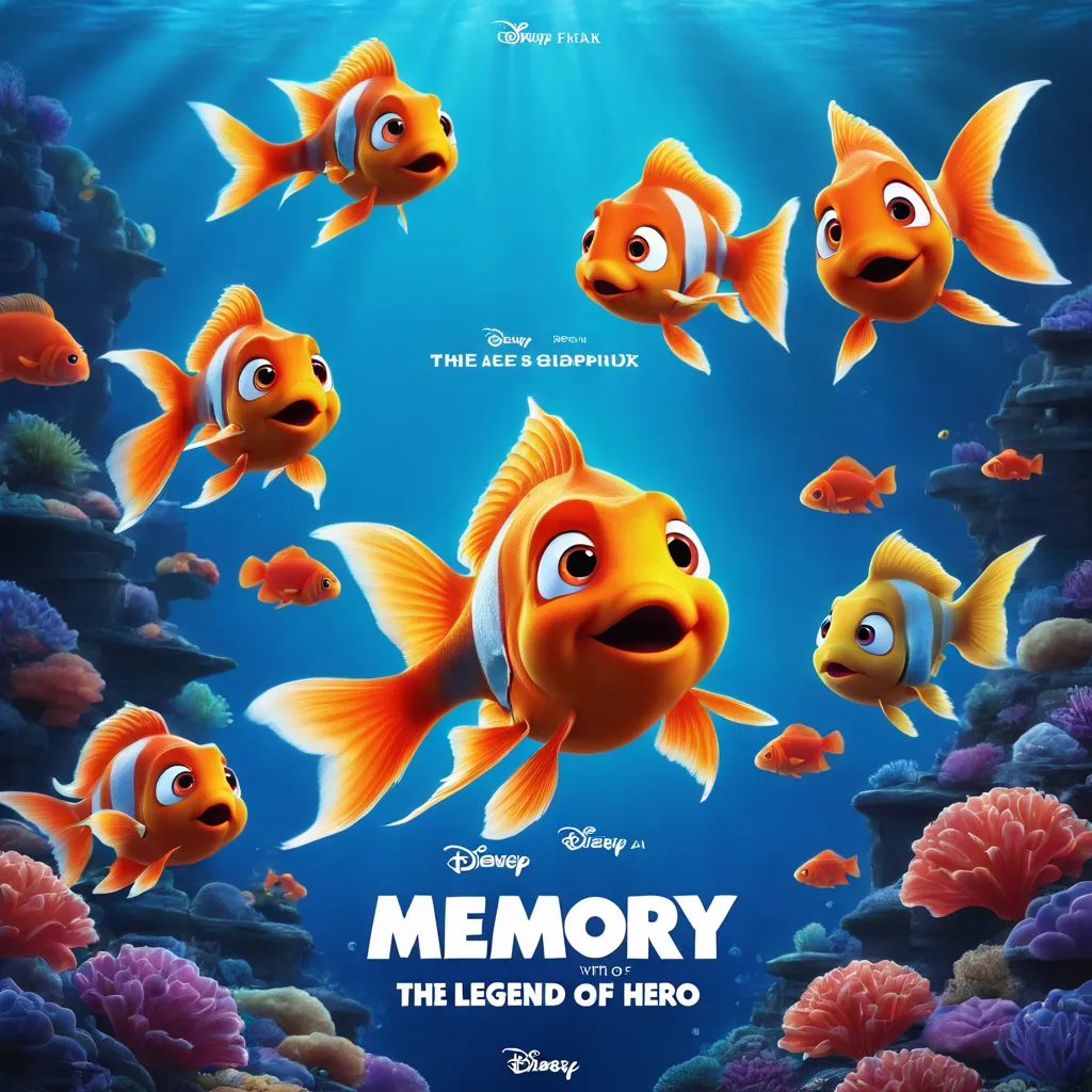disney pixar ai meme goldfish movie poster - Disney Pixar AI Generator