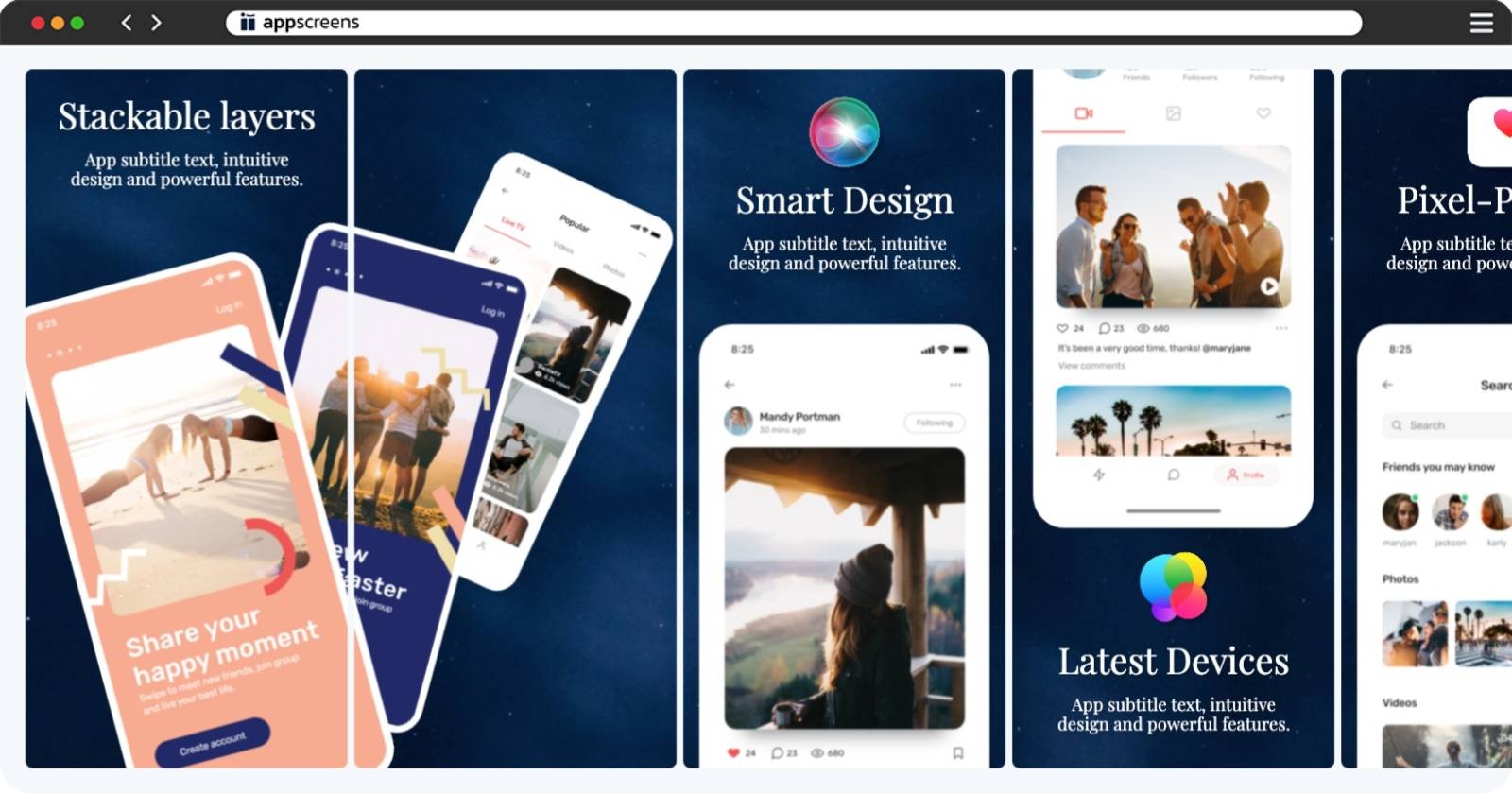 AppScreens | Templates