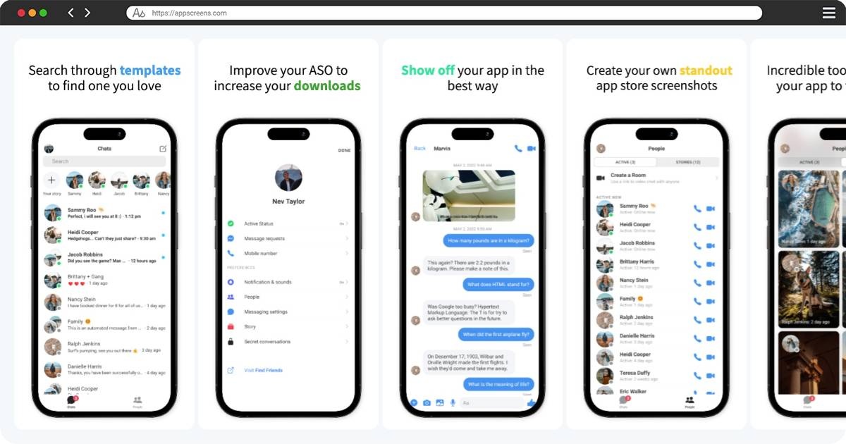 AppScreens: App Store Templates | Inspired by Google