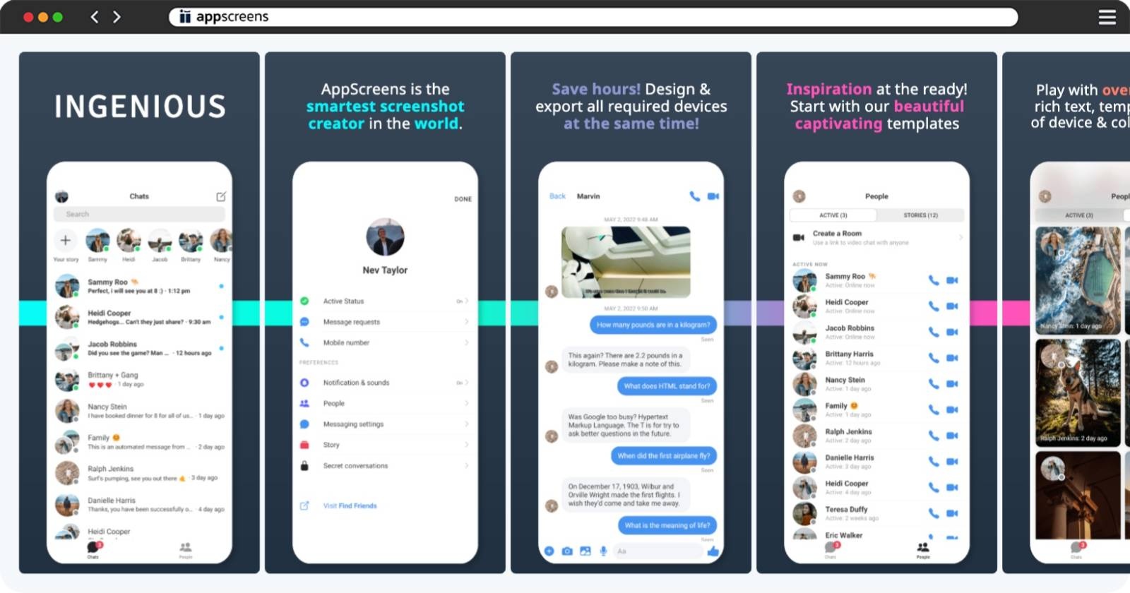 AppScreens | Templates
