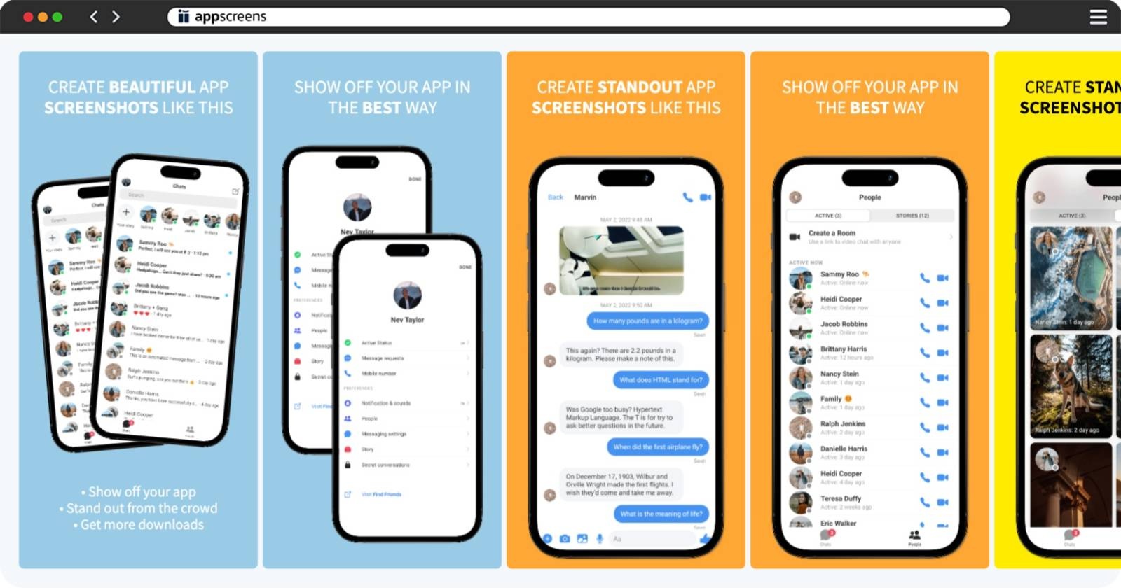 AppScreens | Templates