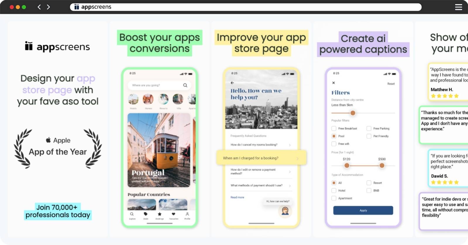 AppScreens: App Store Templates | Inspired by Univerbal AI Language ...