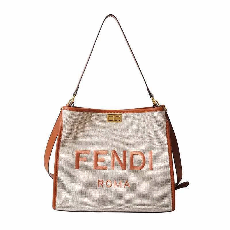 Amazing FENDI HandBag - Shoulder Bag Brown