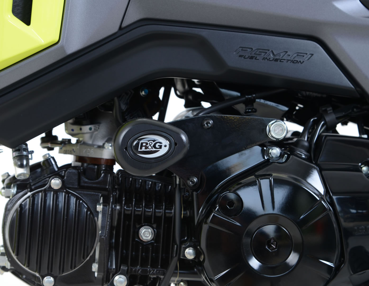 R&G Honda Grom Black Aero Crash Protectors