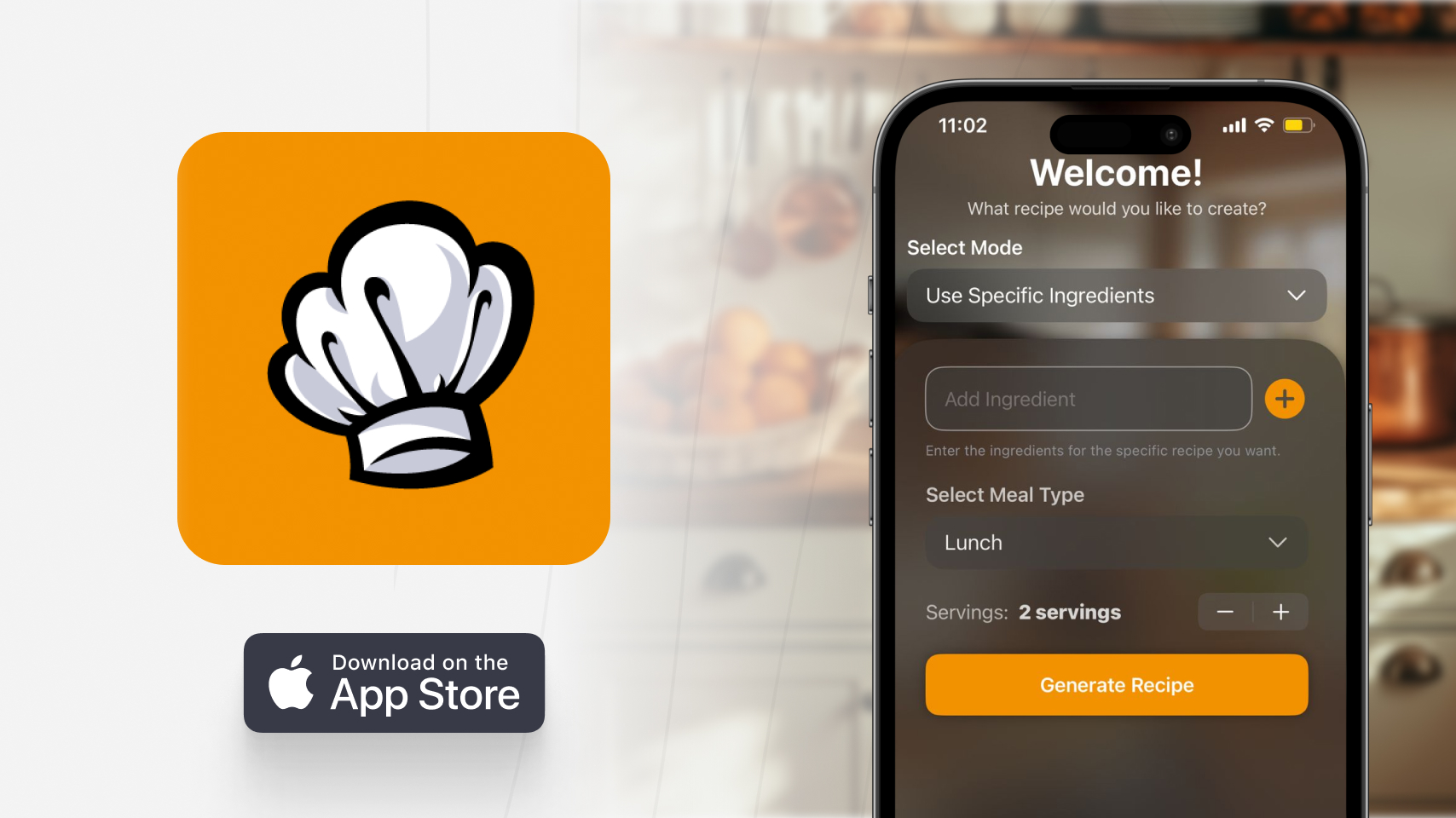 App Where You Put in Ingredients and Get Recipes