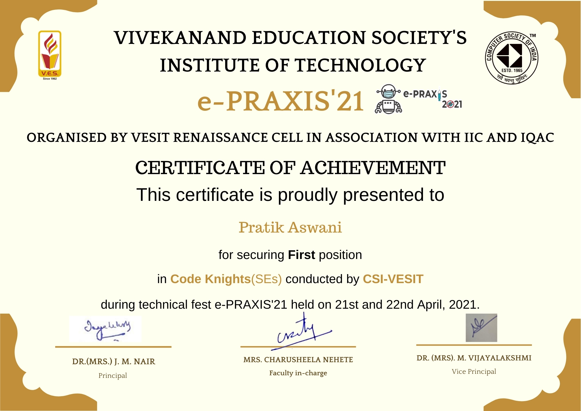 Pratik Aswani - Software Developer | Ex-SDE Intern@Athenasquare | Problem Solver | LinkedIn