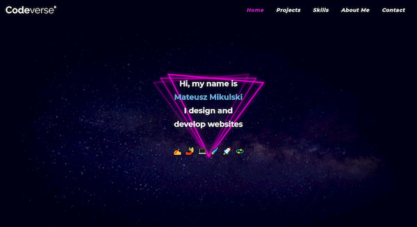 Codeverse 🚀 Portfolio | Front-end Developer
