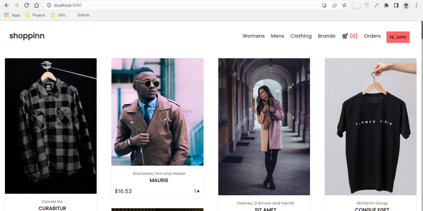Reactjs Ecommerce Open Source Project With Github Code Nov 2022