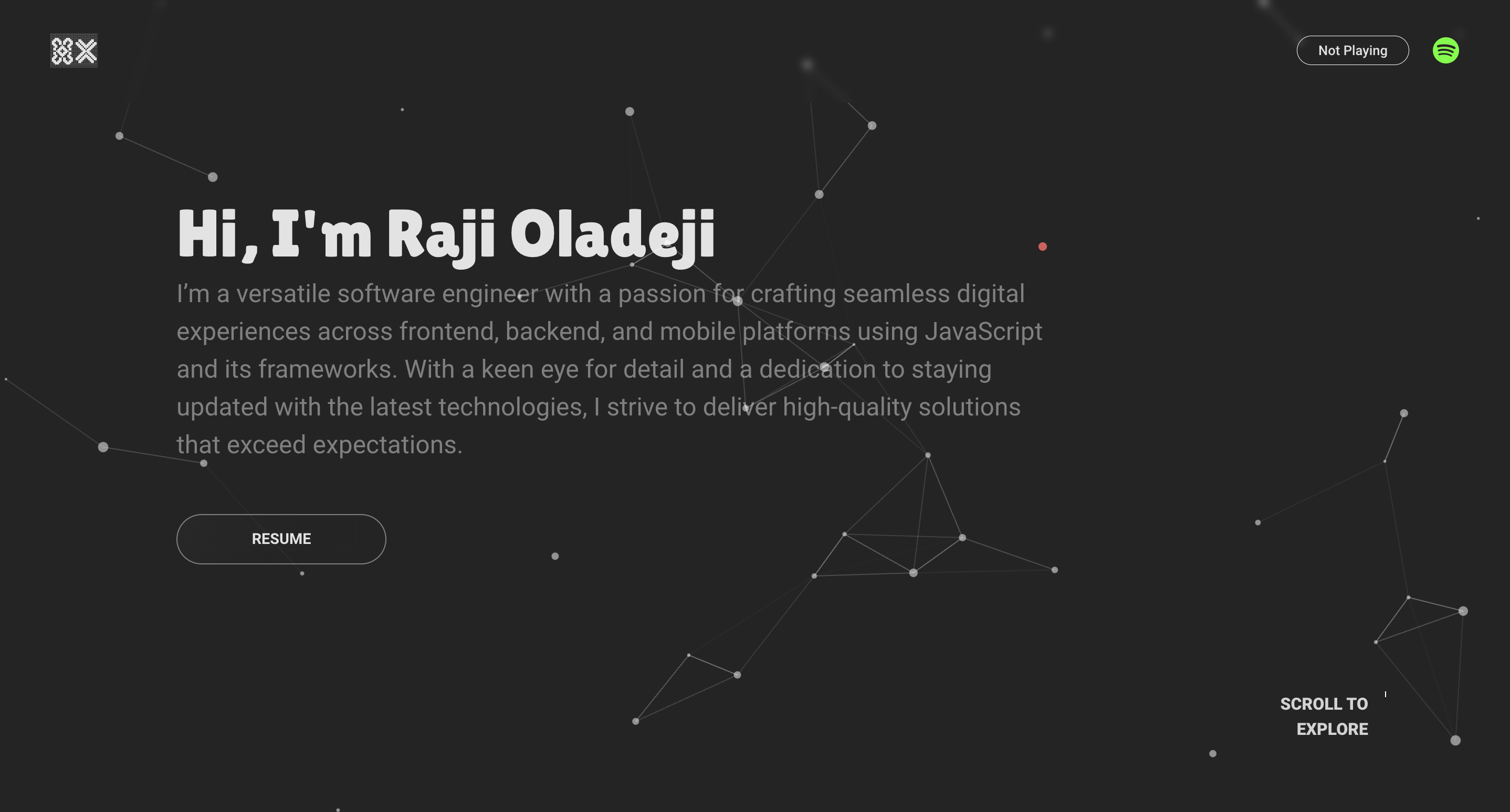 Raji Oladeji | Full Stack Developer
