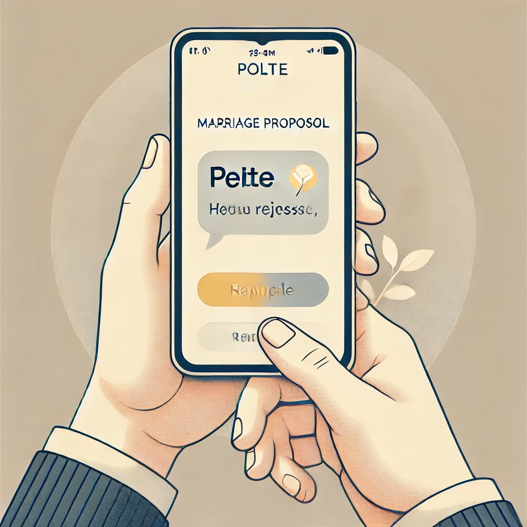 How to Politely Decline an Unwanted Marriage Proposal After Sharing a ...