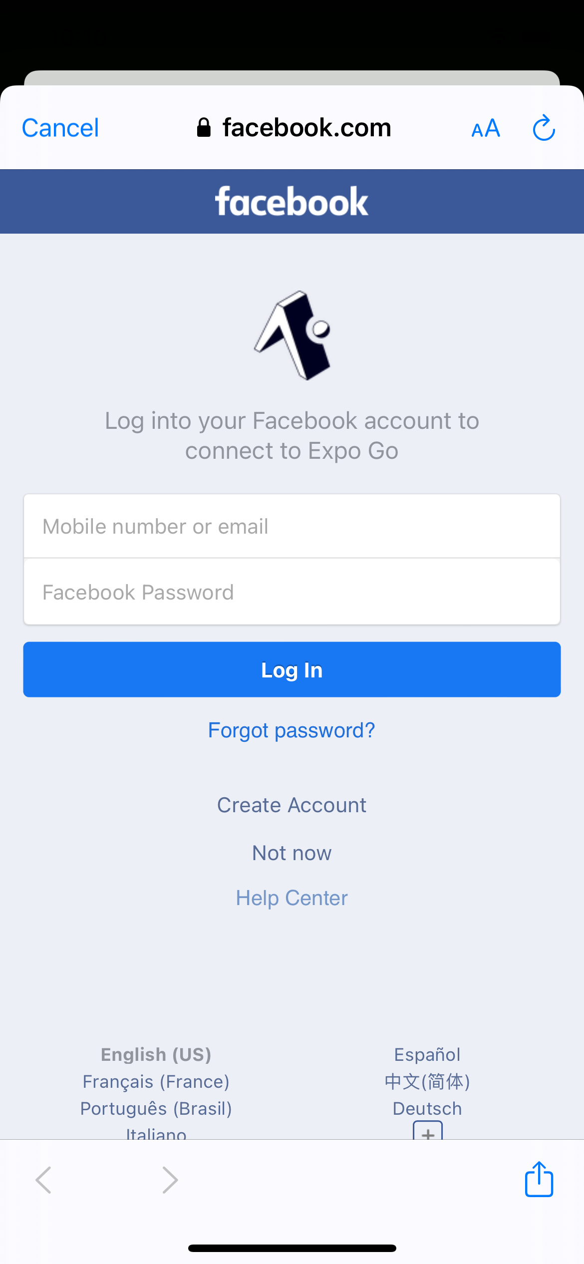 Login Screen App Template in React Native - Free Download