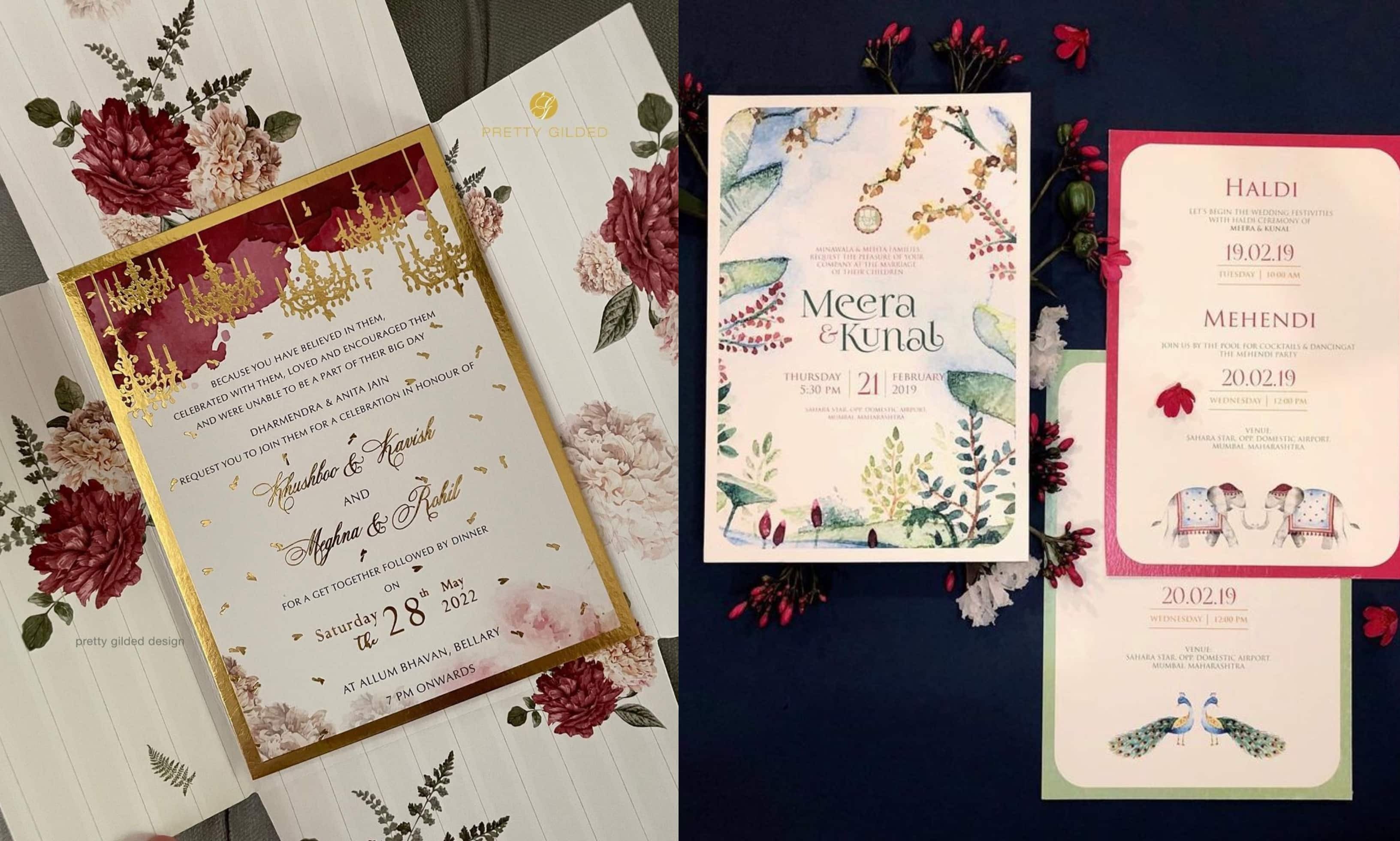 "Embracing Tradition and Modernity: Indian Wedding Invitation Card Ideas"