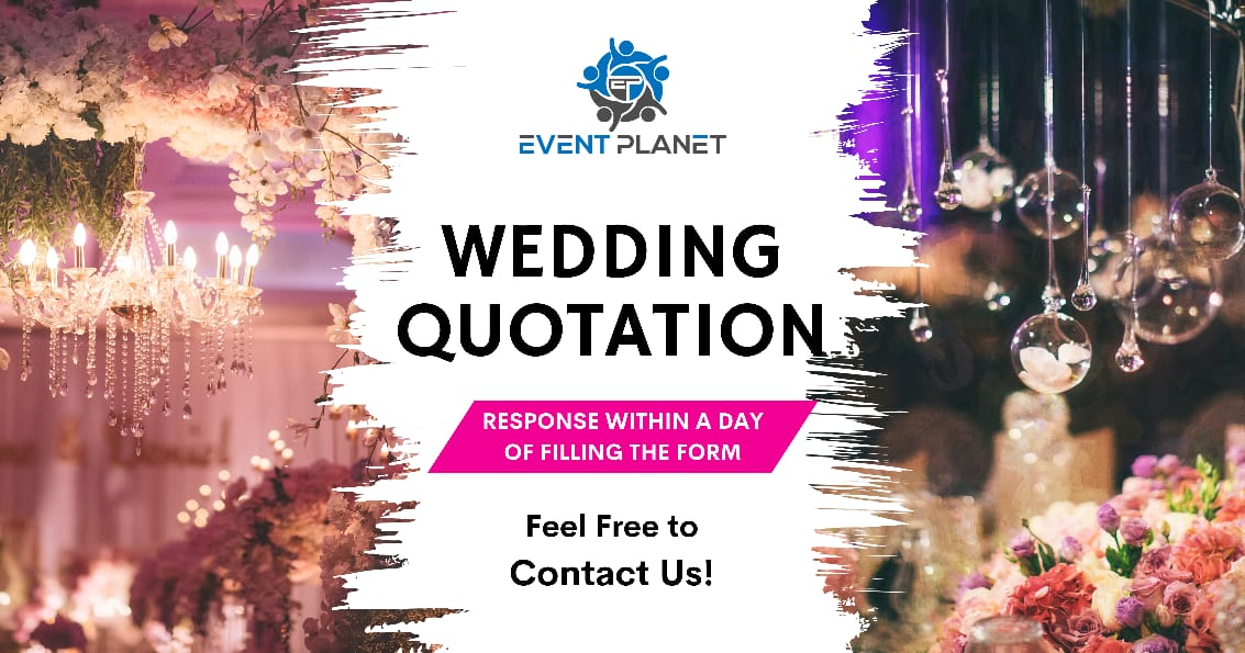 The ultimate wedding planning quotation! | Event Planet India