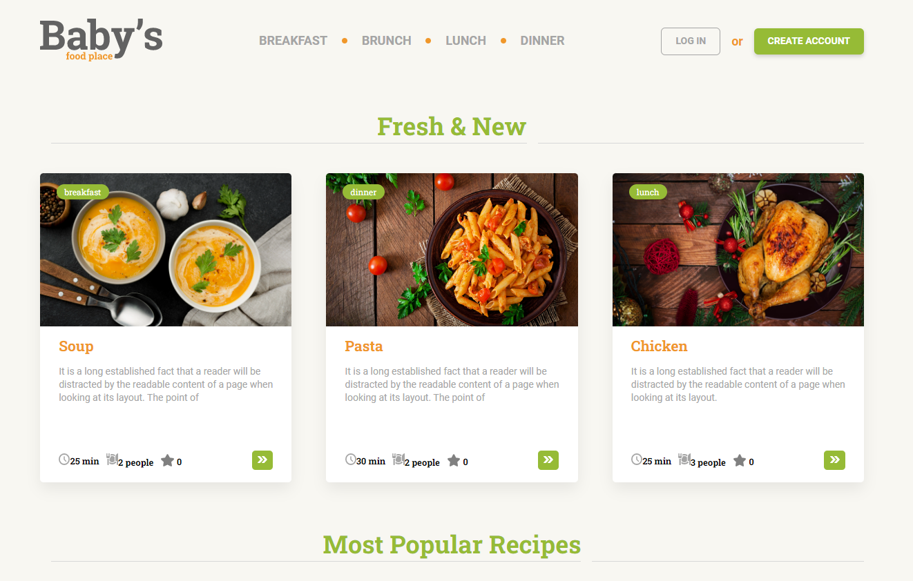 GitHub - martin-velinov/Food-Recipe-App: MERN application with CRUD ...