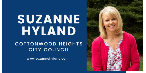 Suzanne Hyland for Cottonwood Heights City Council Donations | Donate | FundHero