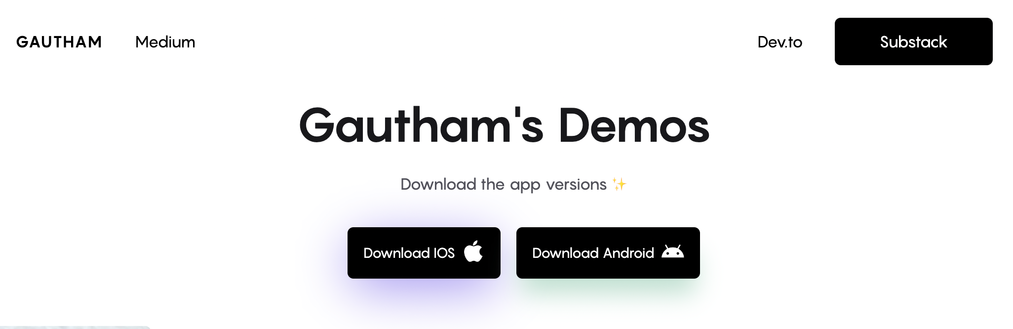 Gautham Demos | Realtime Demos to my posts