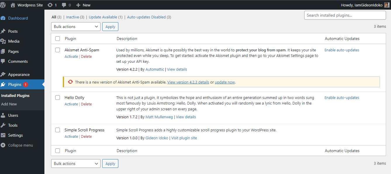 Building a Customizable Scroll Progress WordPress Plugin - Gideon Idoko Building a Customizable Scroll Progress WordPress Plugin - Gideon Idoko