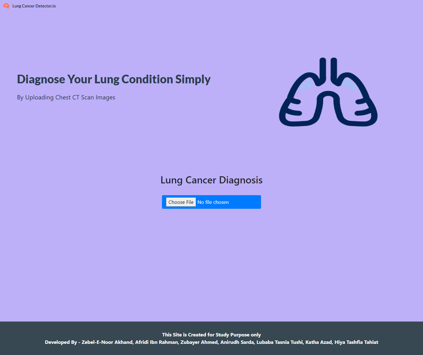 GitHub - afridirahman97/Lung-Cancer-Detector