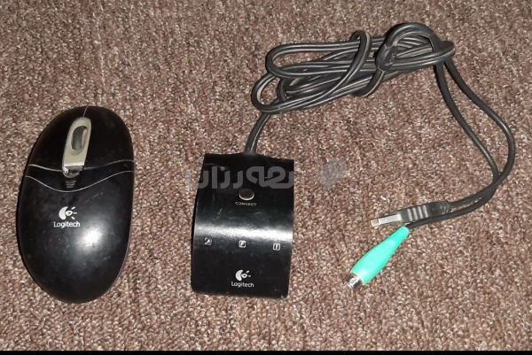 Logitech C-BT44 Receiver With Logitech M-RCE95 Wireless Optical Mouse ...