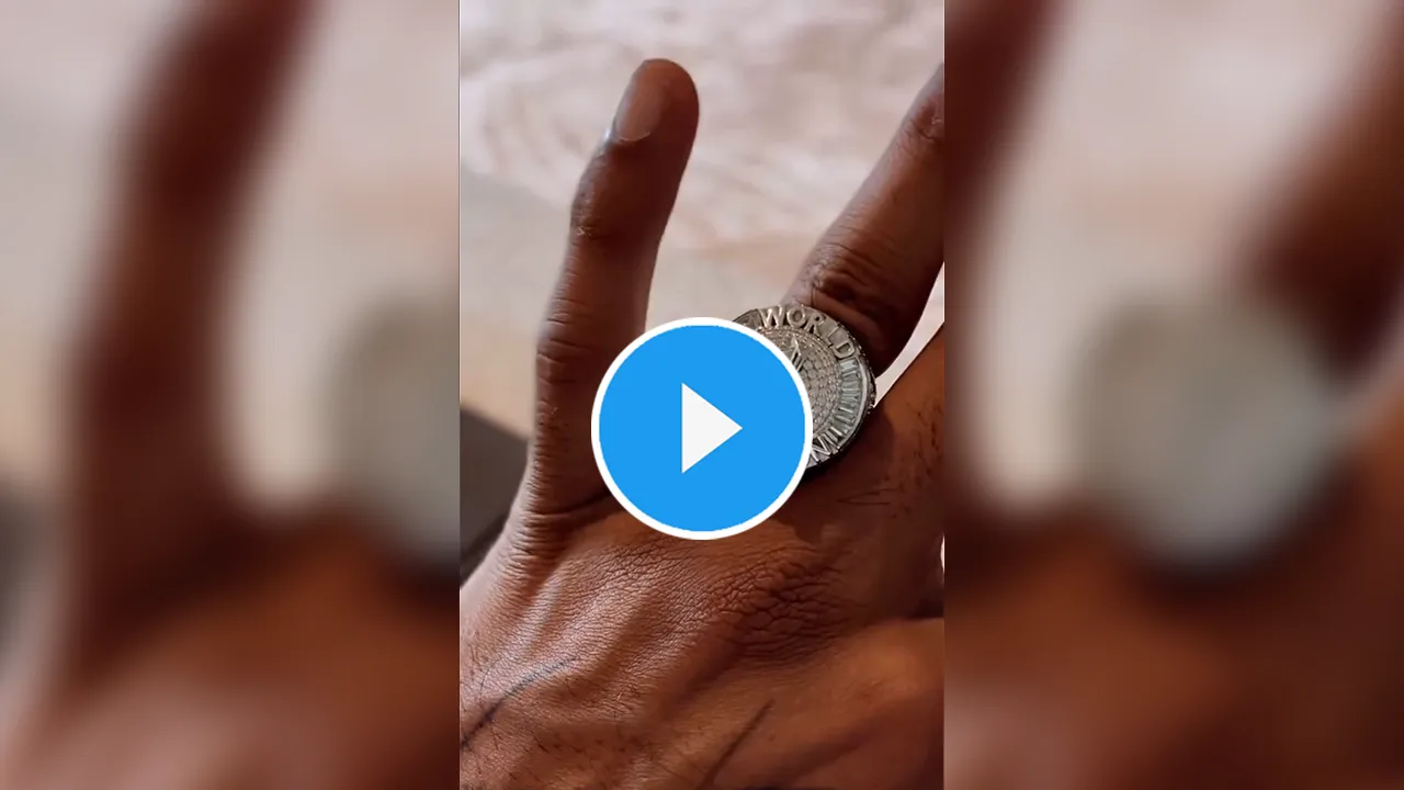 Watch: Hardik Pandya shows off World Champion ring