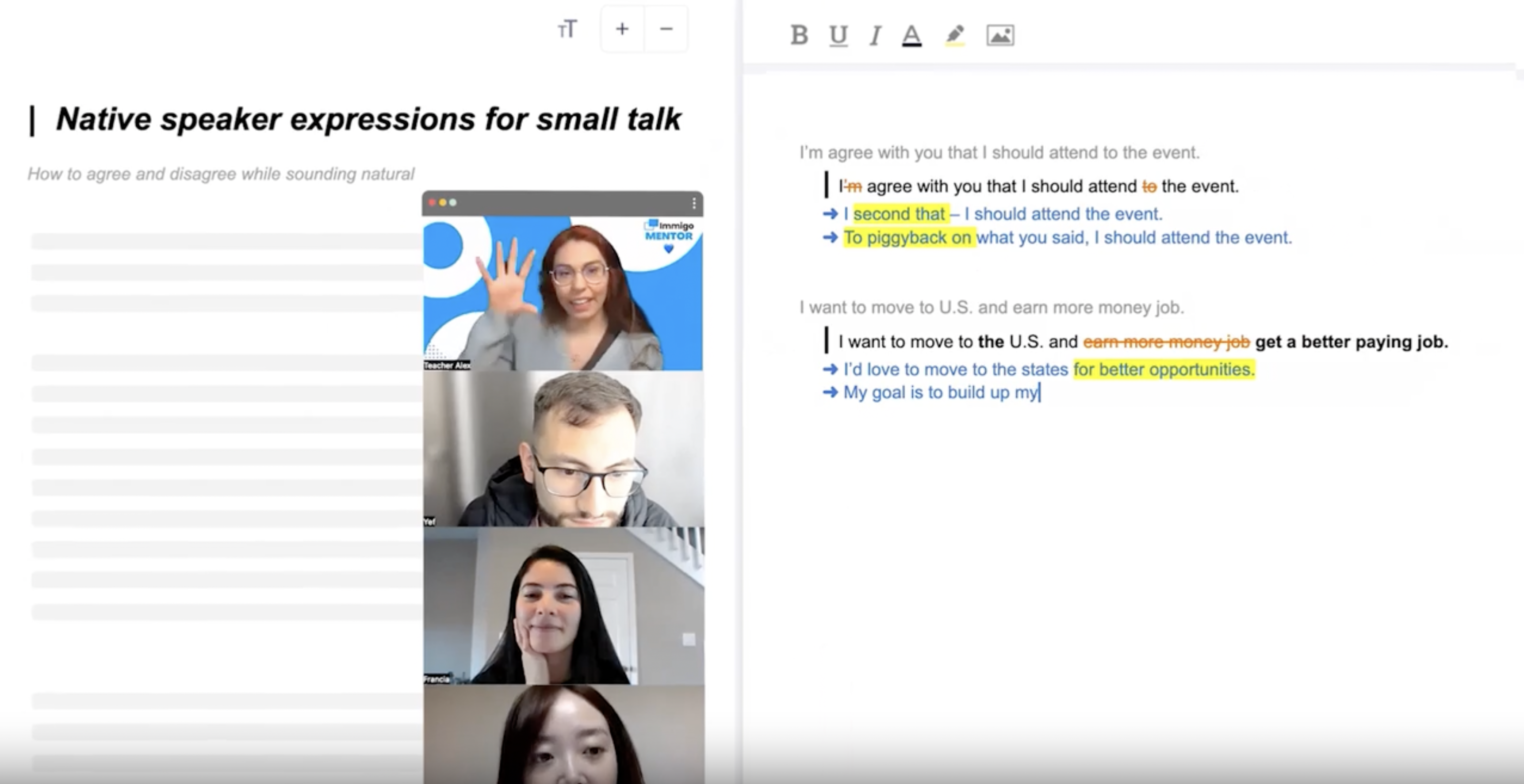 Immigo - Speak English Like a Native