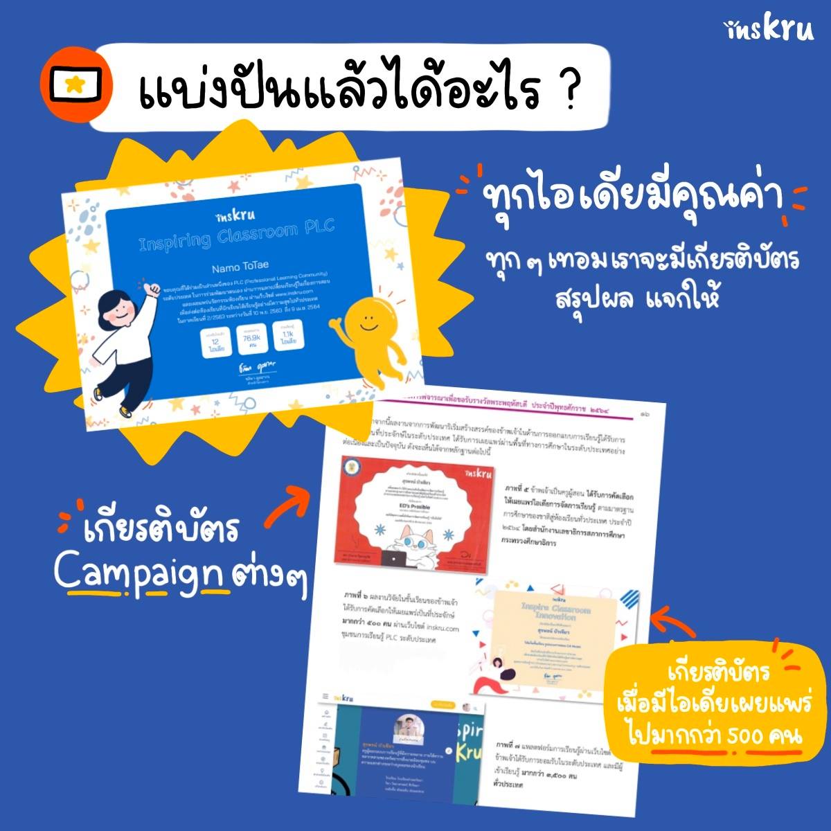Inskru | InsKru.com ช่วยคุณครูในการจัดการสอนได้ยังไงบ้าง