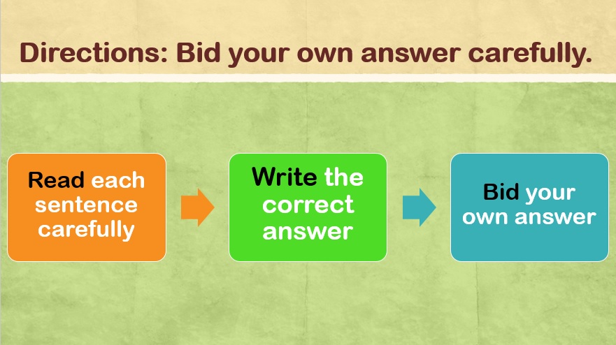 Inskru | Bidding Activity เรามาประมูลคำตอบกันเถอะ :)