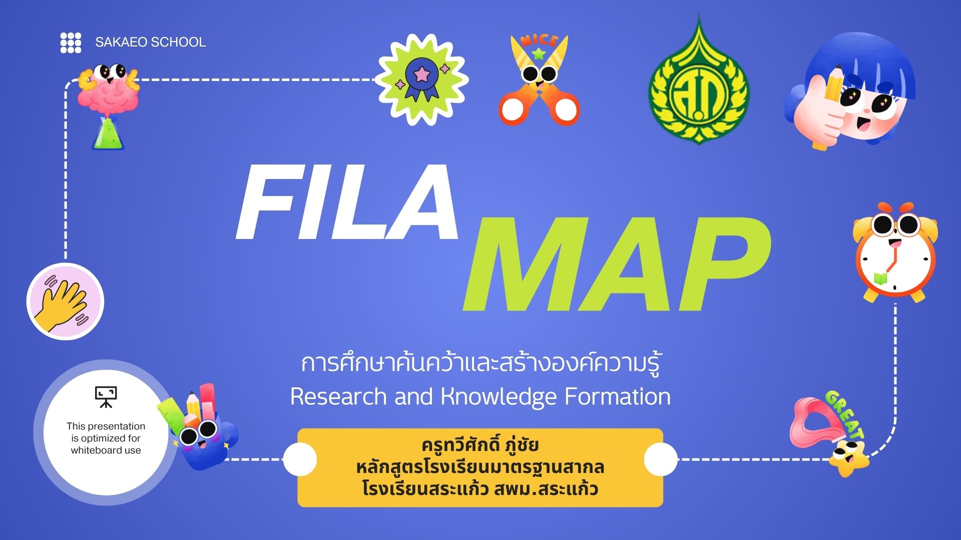 Inskru | กิจกรรม Independent Study : FILA map