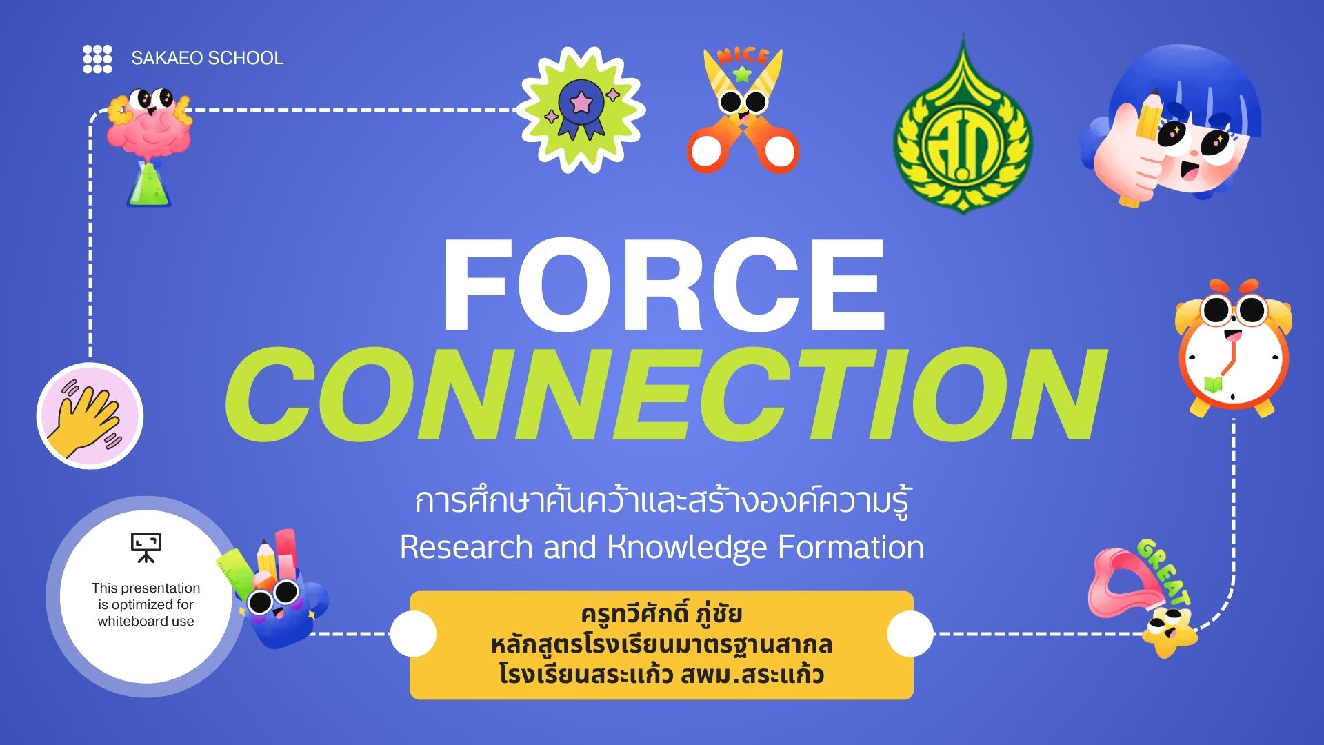 Inskru | กิจกรรม Independent Study : Force connection