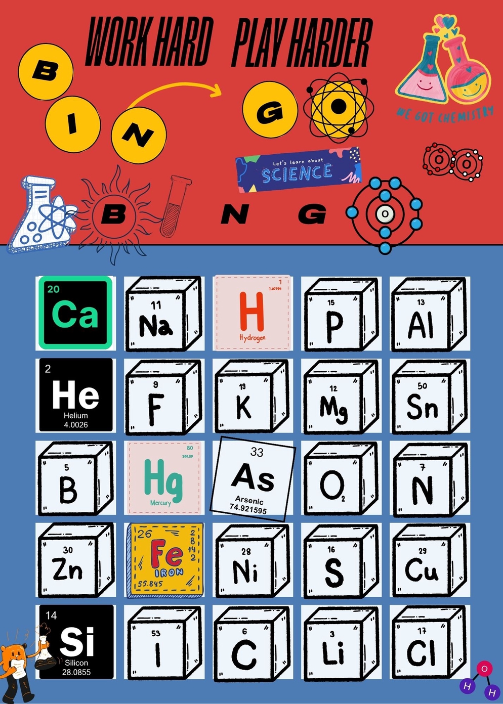 Inskru | จำชื่อธาตุให้แม่น ด้วยการเล่น BINGO