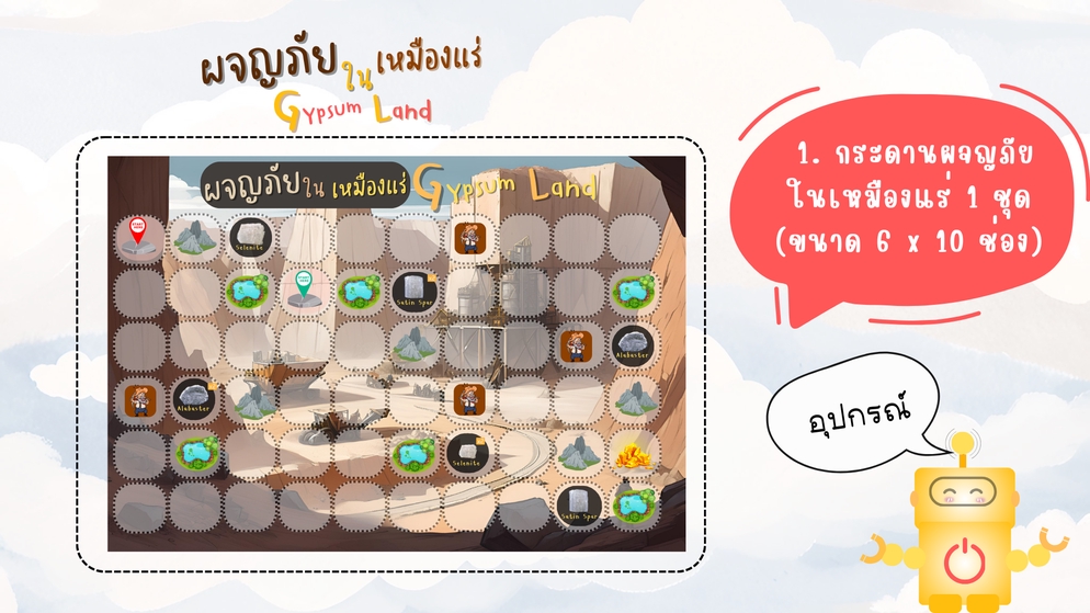 Inskru | Unplugged Coding กิจกรรมผจญภัยในเหมืองแร Gypsum Land