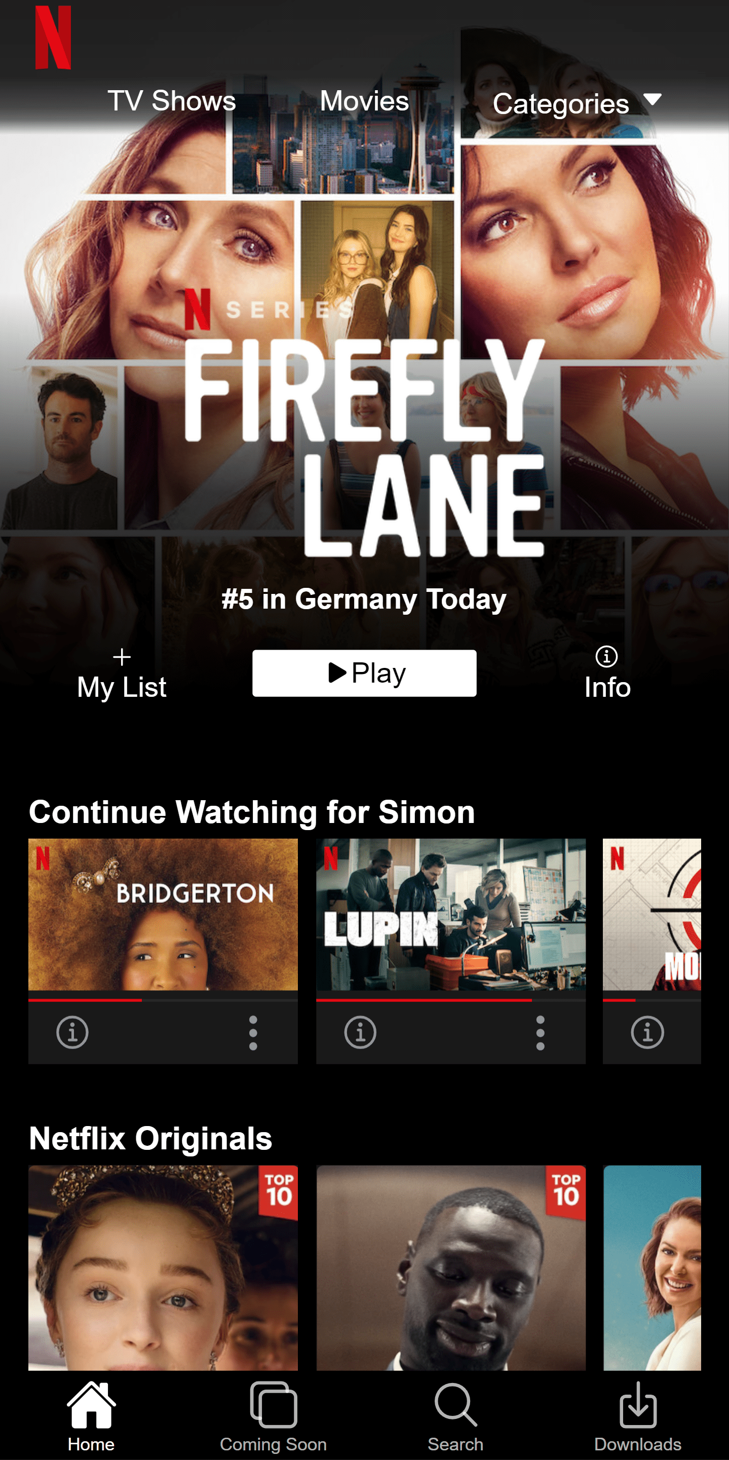 GitHub - jaypatel1210/ionic-netflix-UI: Netflix App UI using Ionic