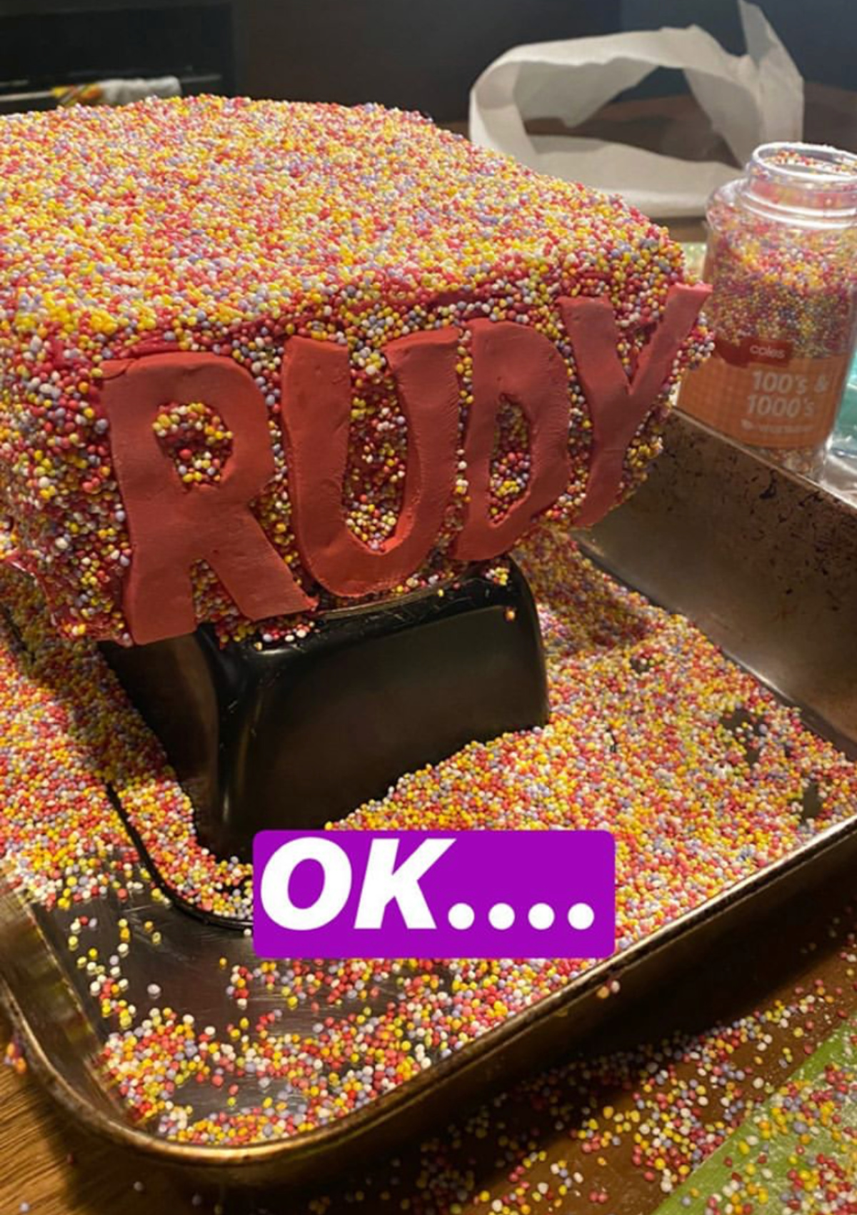 Hamish Blake birthday cake 2020: Photos of Rudy's cake.