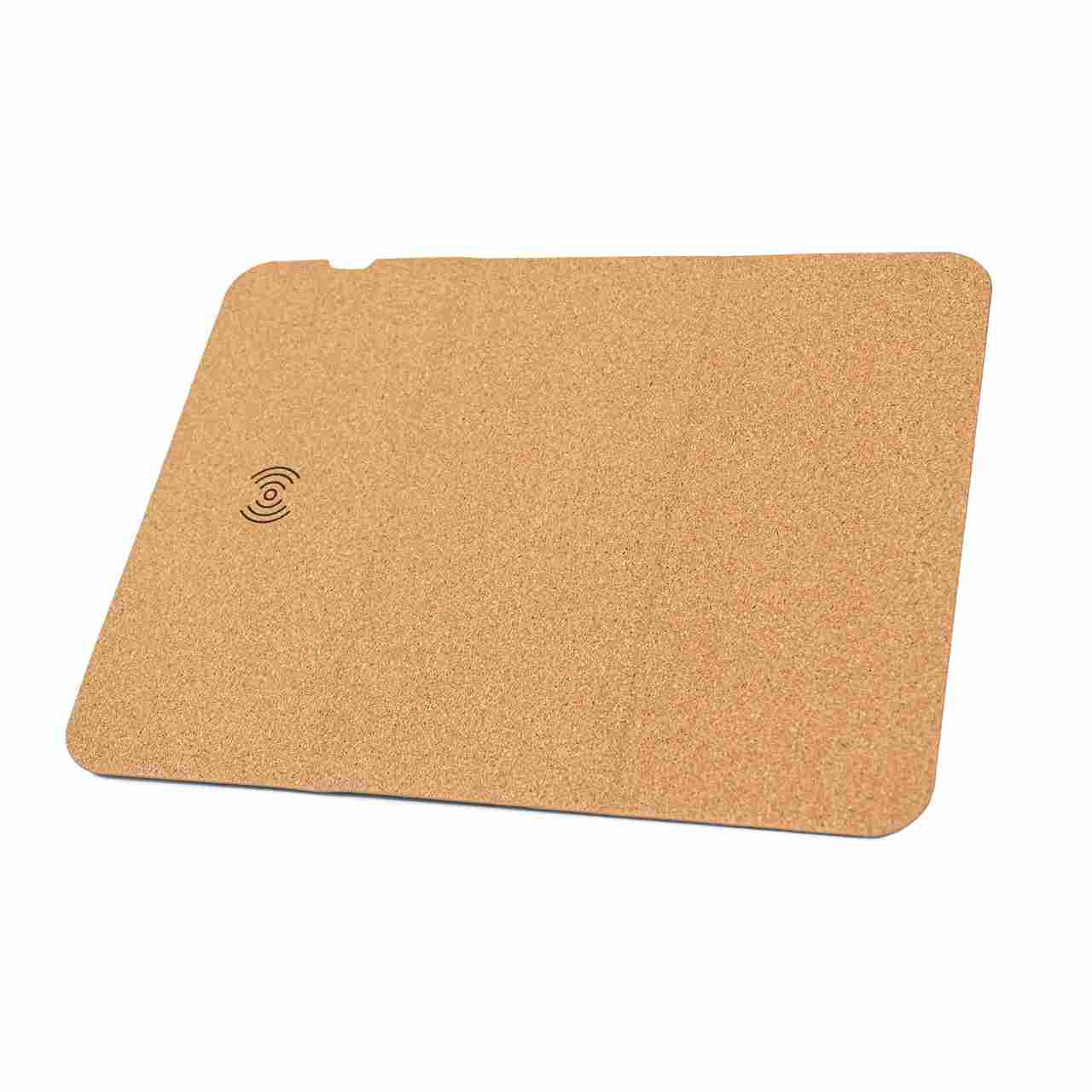 Cork Mouse Pad with Wireless Charging | Eco-Friendly Corporate Gifts Dubai