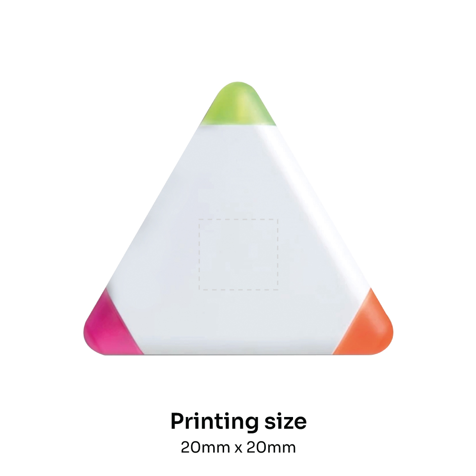 Triangular Highlighter | Custom Promotional Gifts Dubai