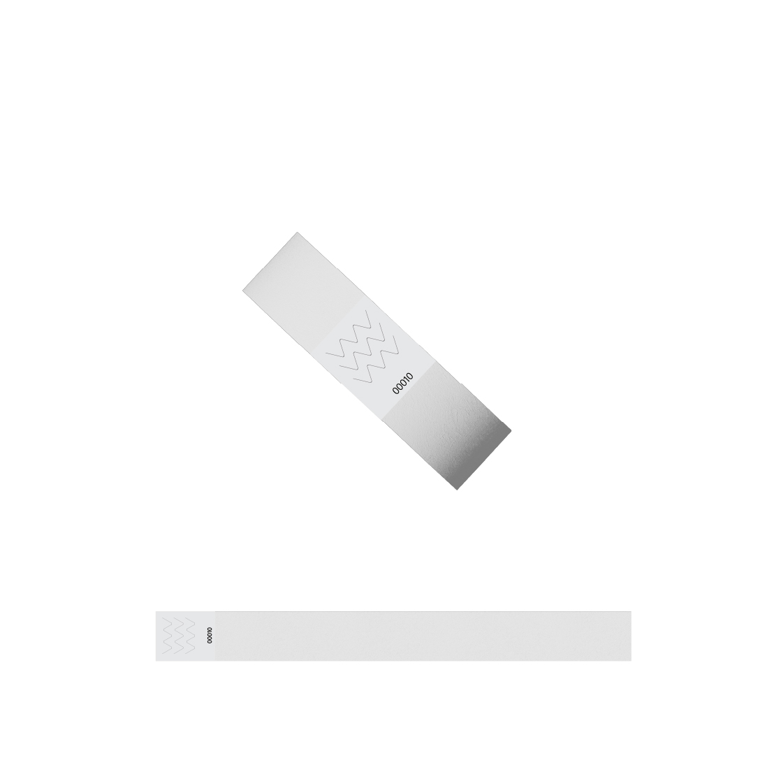 Tyvek Wrist Band White – Custom Promotional Gift for Events in Dubai