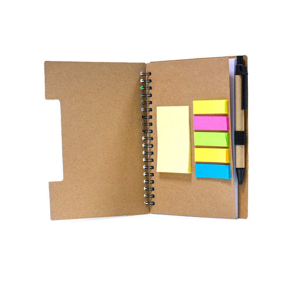 A5 Notebook with Pen and Sticky Notes | Corporate Gifts Dubai
