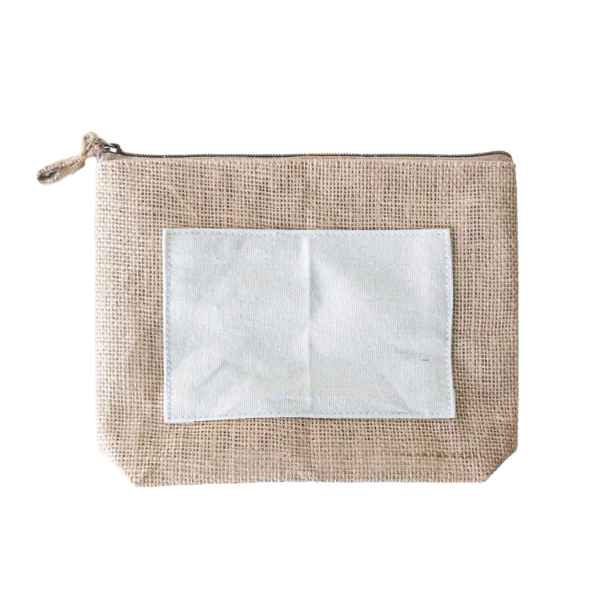 Jute Pouch with Natural Patch | Eco-Friendly Corporate Gifts Dubai