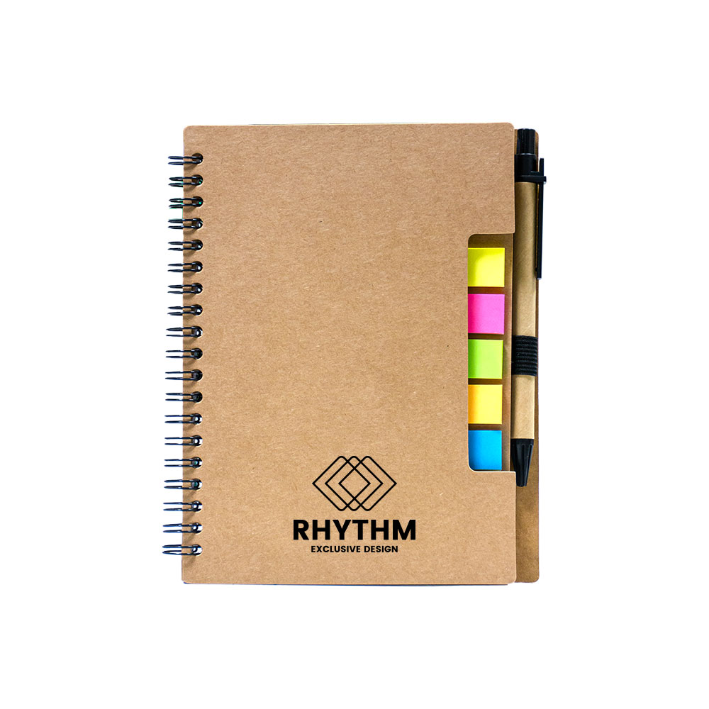A5 Notebook with Pen and Sticky Notes | Corporate Gifts Dubai