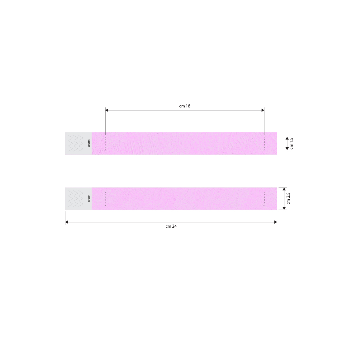 Tyvek Wrist Band Pink – Custom Promotional Gift for Corporate Events in ...