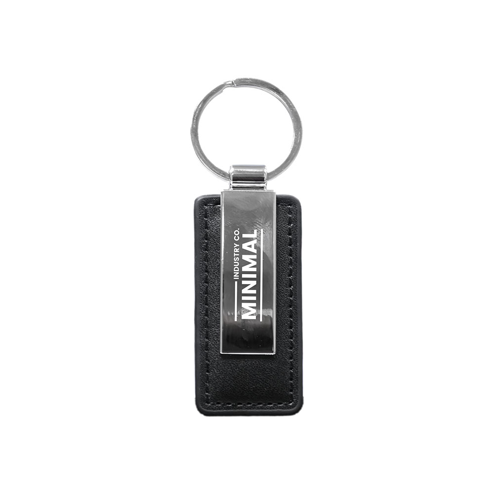 PU Keychain with Metal Plate | Custom Corporate Gifts Dubai