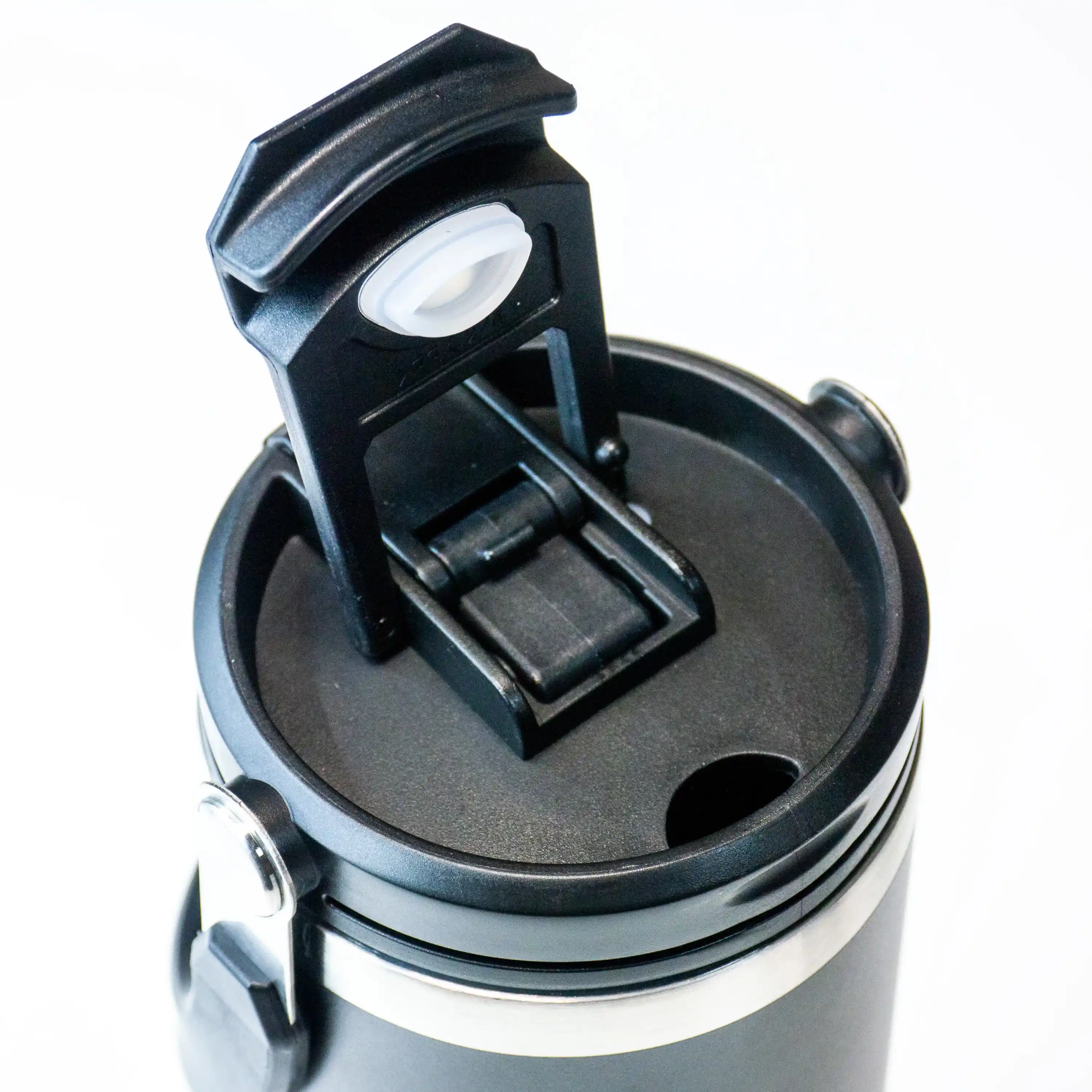 Black Tumbler with Handle and Sipper – Corporate Gifts Dubai