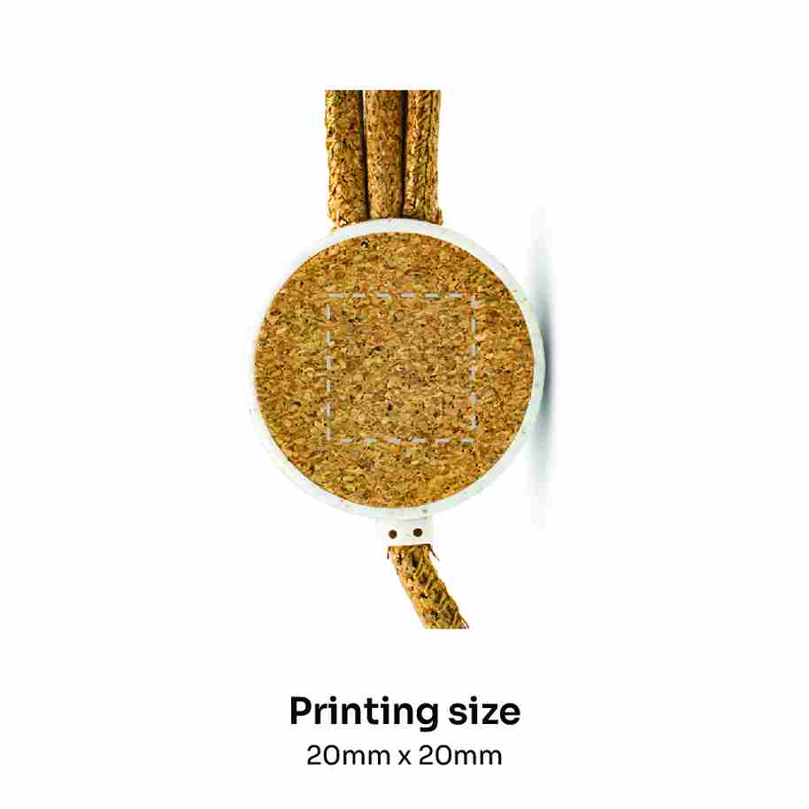 Cork & Wheat Straw Charging Cable | Eco-Friendly Corporate Gifts Dubai