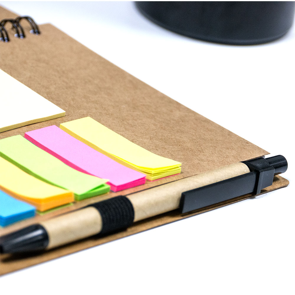 A5 Notebook with Pen and Sticky Notes | Corporate Gifts Dubai