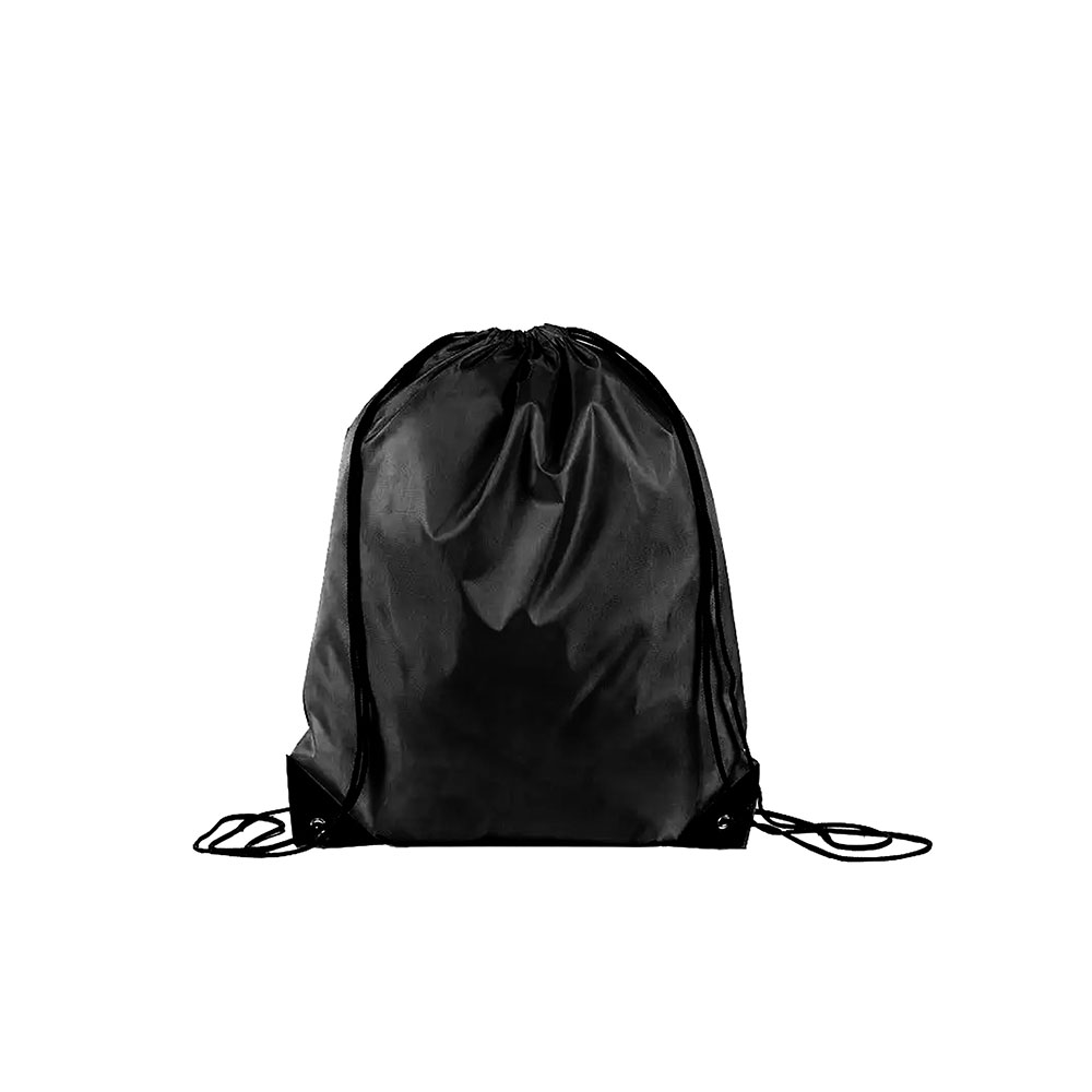 Non Woven String Bag Black | Sustainable Corporate Gifts Dubai