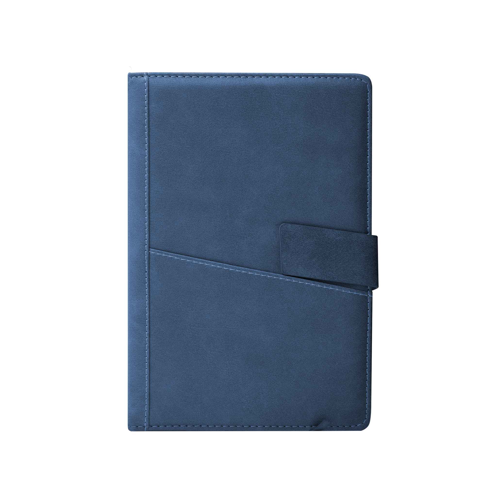 Blue Leather Notebook with Pocket | Corporate Gifts Dubai