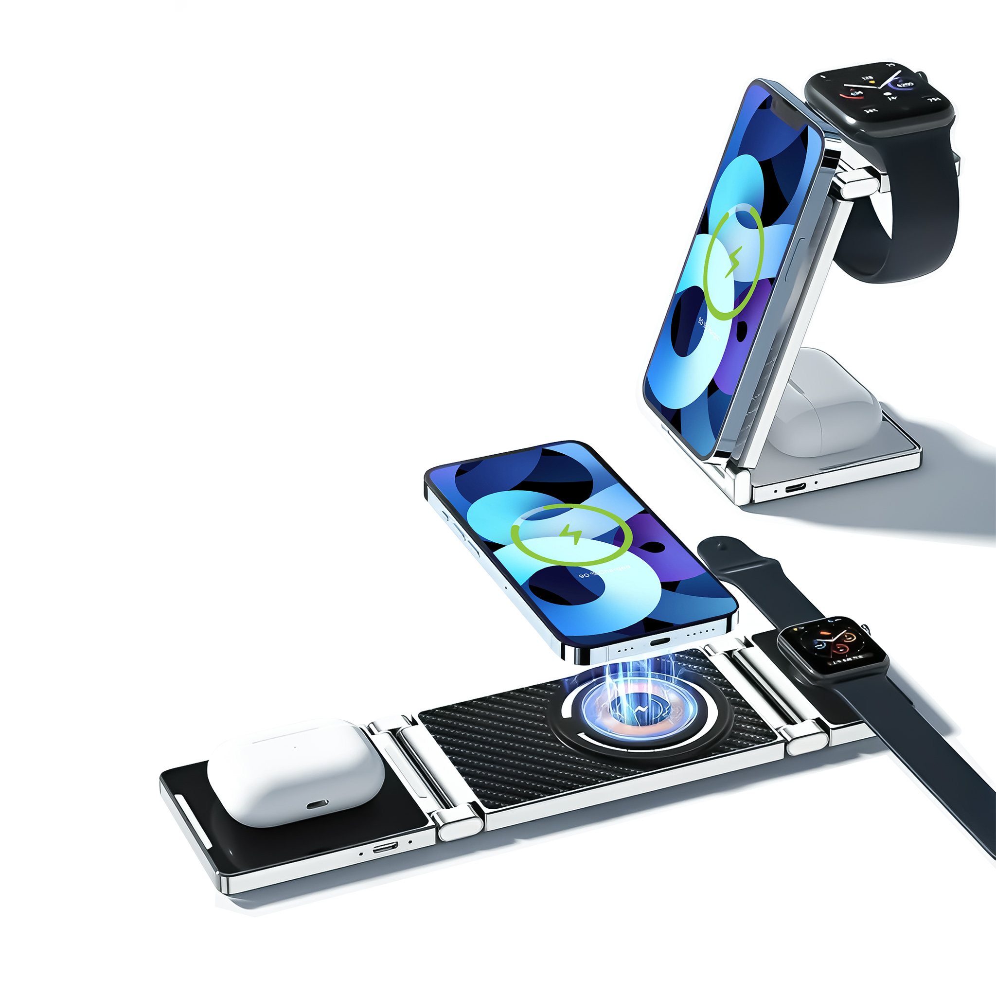 4-in-1 Magnetic Wireless Charger | Premium Corporate Gifts Dubai