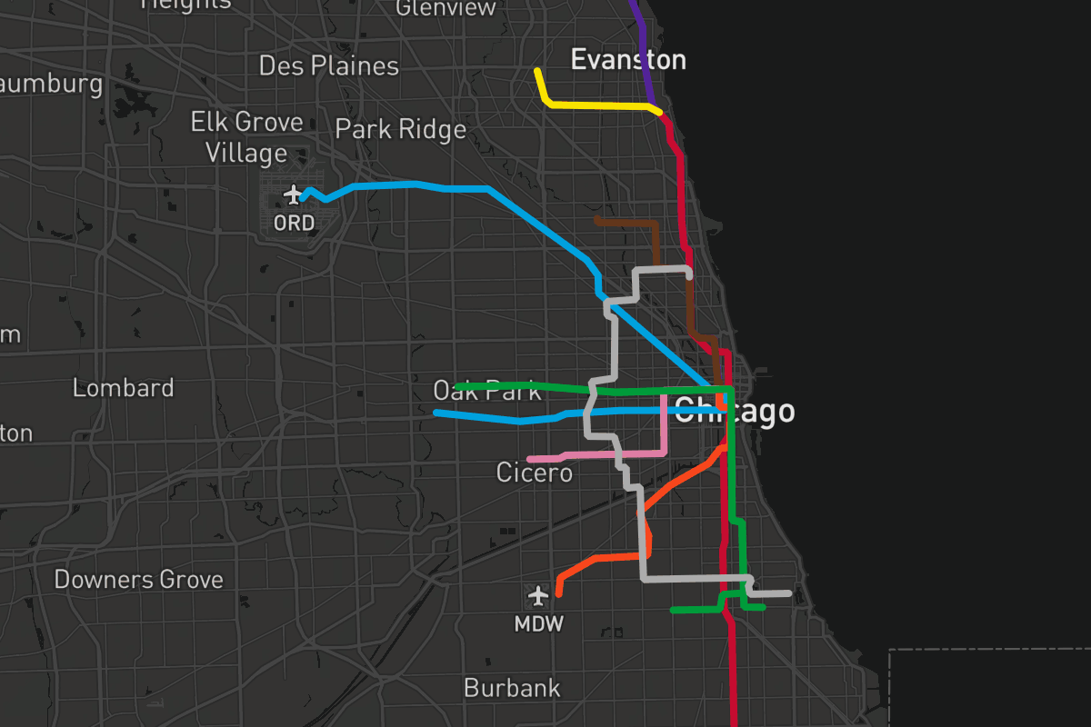 MetroDreamin' | Chicago 'L' with Boulevards line