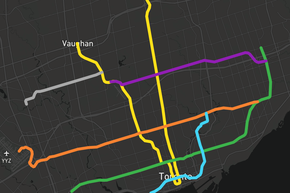 MetroDreamin' | Toronto TTC Subway 2035 Map