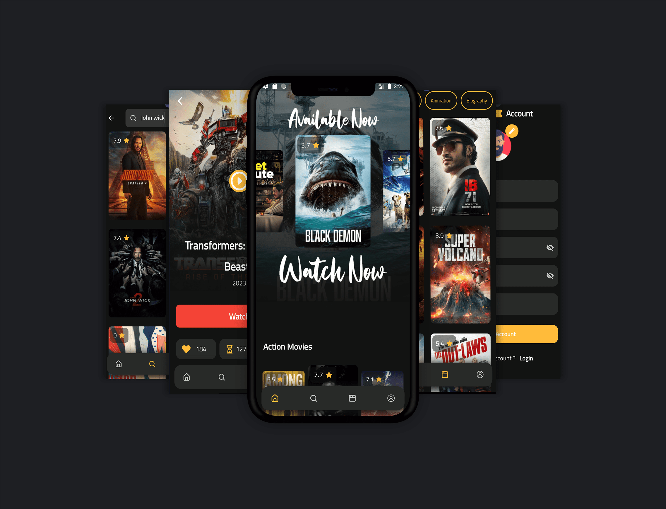 Github John Safwatmovies A Flutter Movies App That Allows Users To Browse And Watch Movies